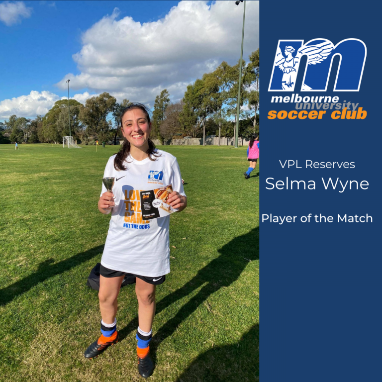 POTM Winners 19-20 June – Melbourne University Soccer Club